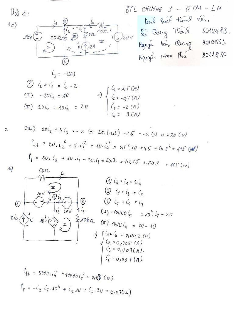 Giai-Tich-Mach - Btl-Chuong-1-L11 - (Cuuduongthancong - Com) | PDF