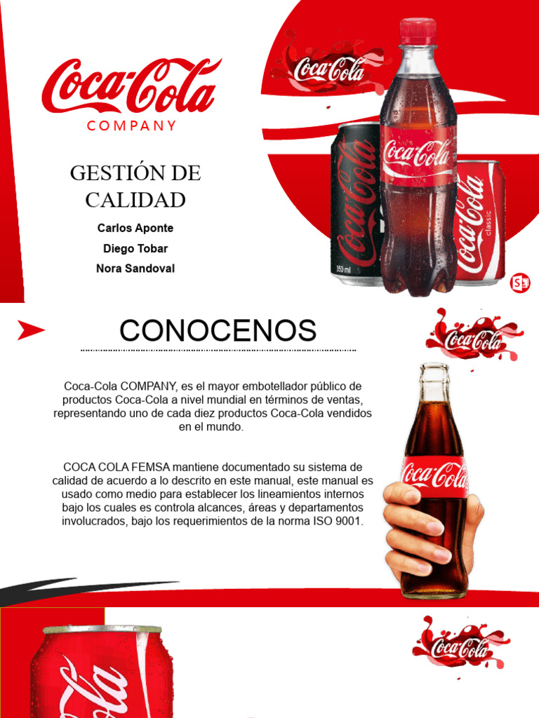 Gestión de Calidad Coca Cola | PDF