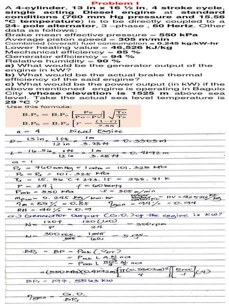 Diesel Assignment | PDF | Engines | Diesel Engine