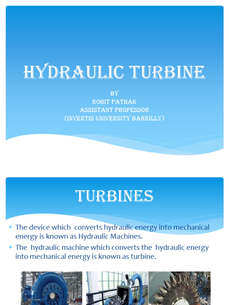 Hydraulic Turbine | PDF
