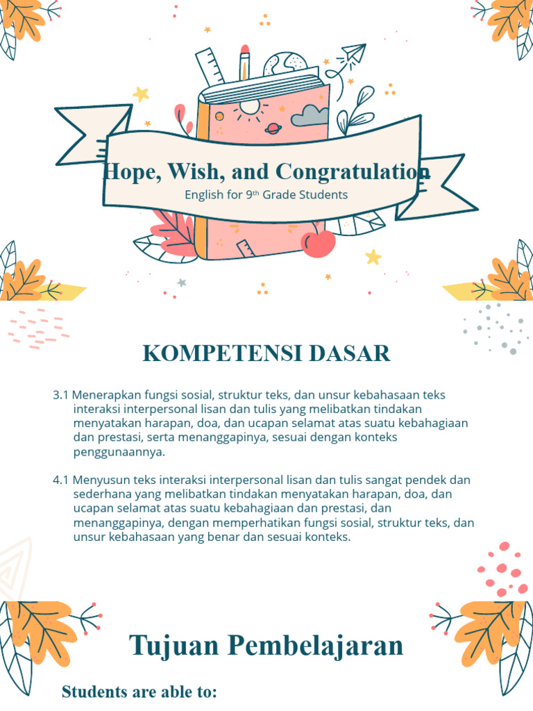 Hope, Wish, and Congratulation | PDF