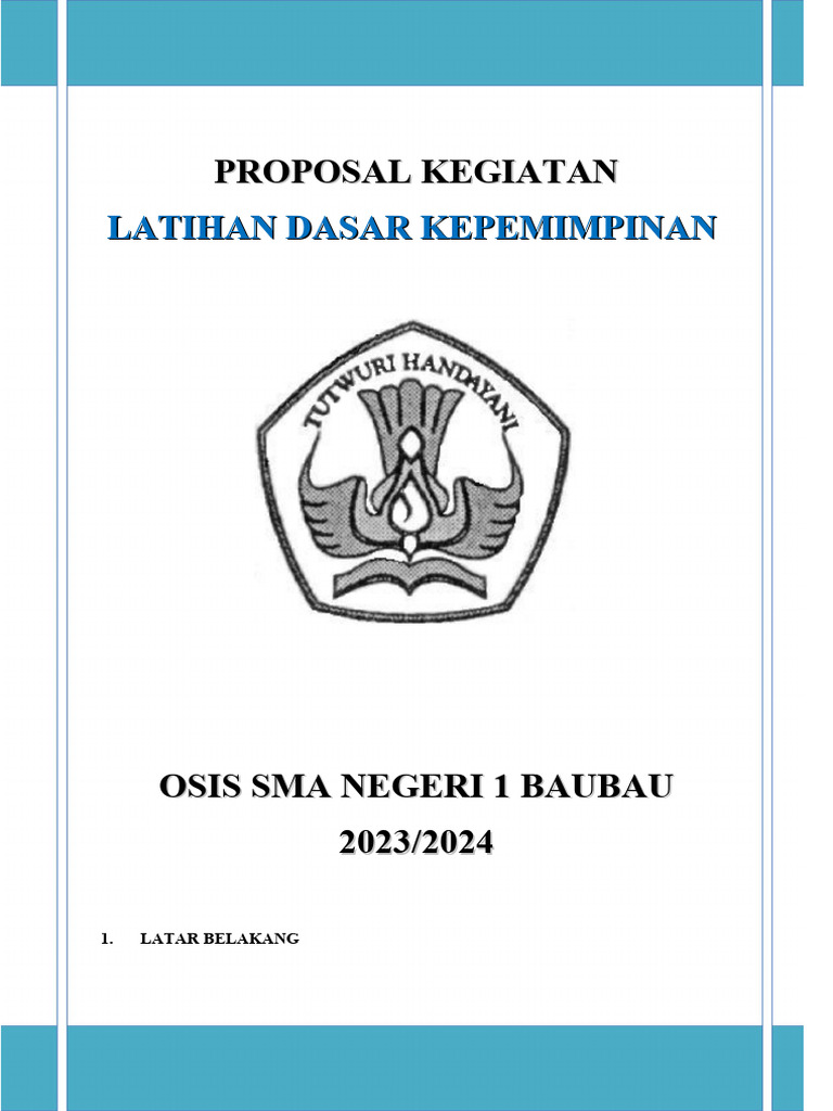 Proposal LDK Osis Smansa-3 | PDF