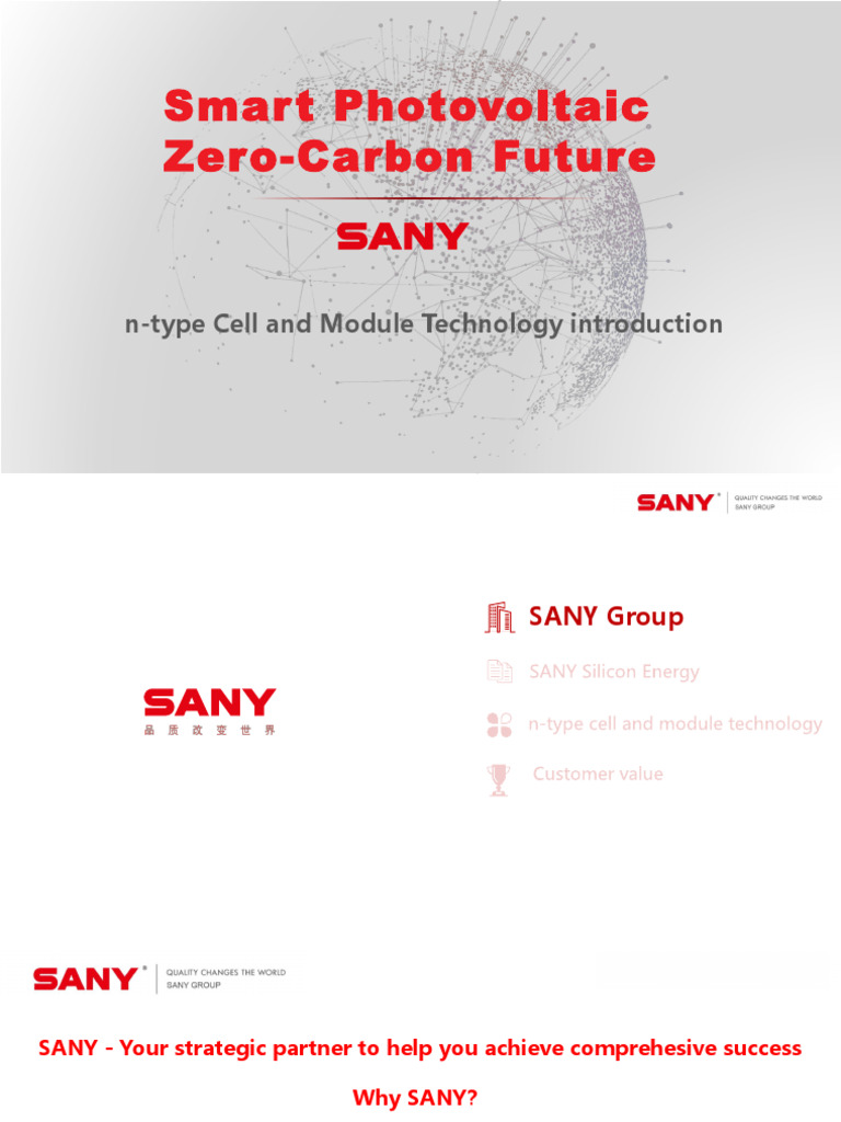 6 - SANY N-Type Cell and Module Technology Introduction | PDF