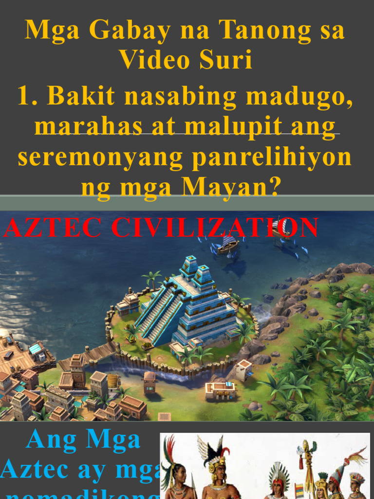 Aztec Civilization 1 | PDF