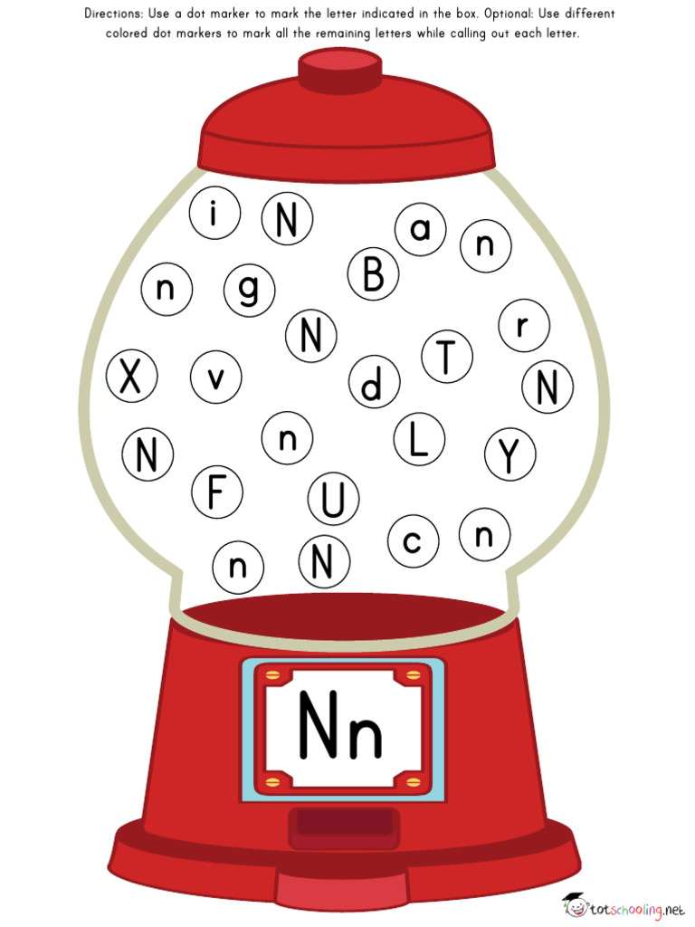 Free - Gumball Alphabet Pack N-Z | PDF