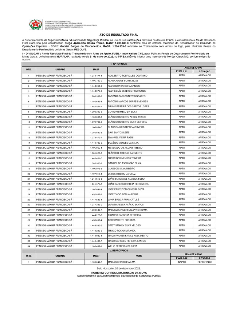 Curso Fuzil 762 | PDF