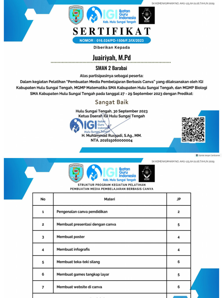 Sertifikat Canva Pdf