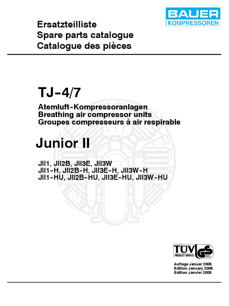 Bauer Compressor Junior II | PDF