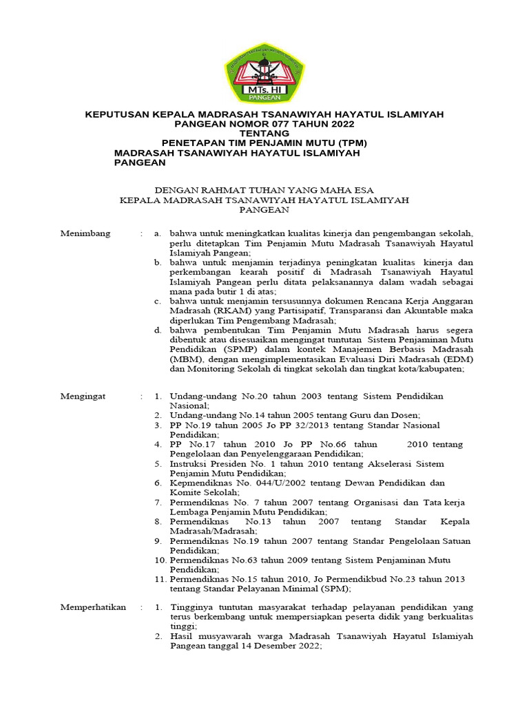 SK TPM 2022 | PDF