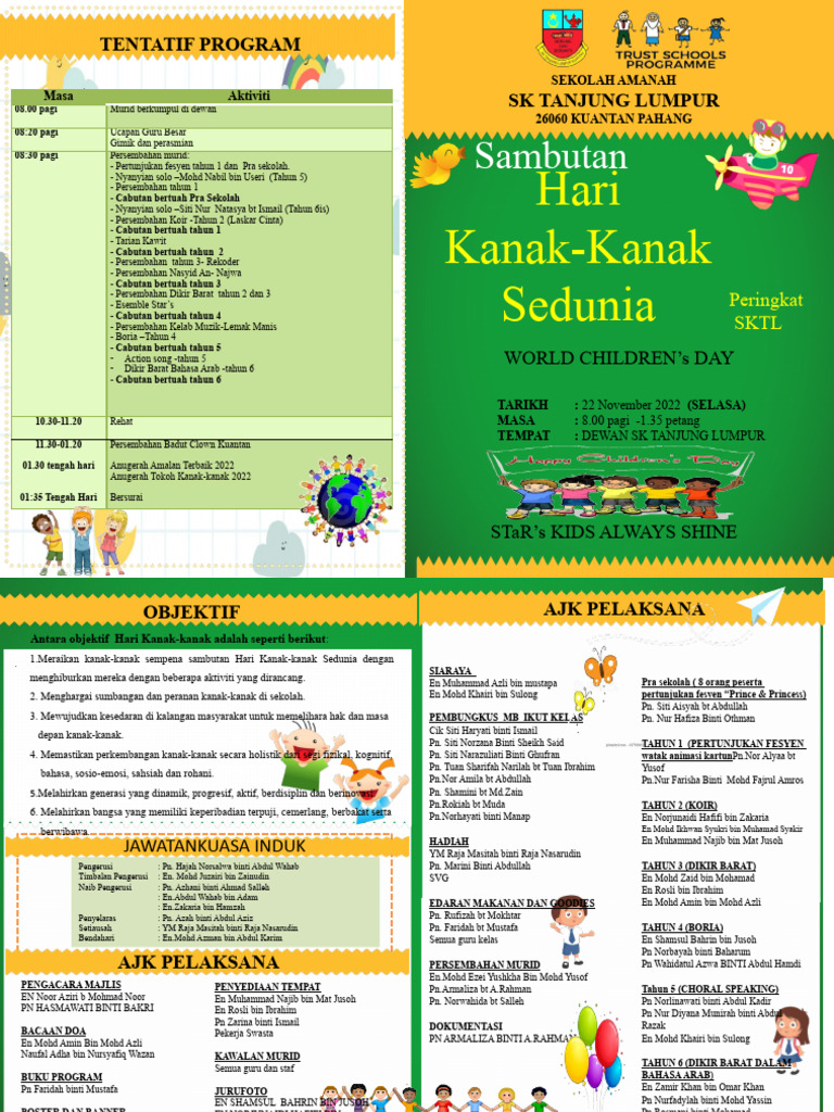 Buku Program Hari Kanak2 2022 | PDF