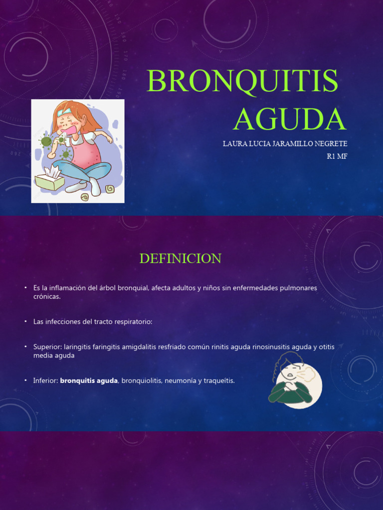 BRONQUITIS | PDF | Neumonía | Bronquitis