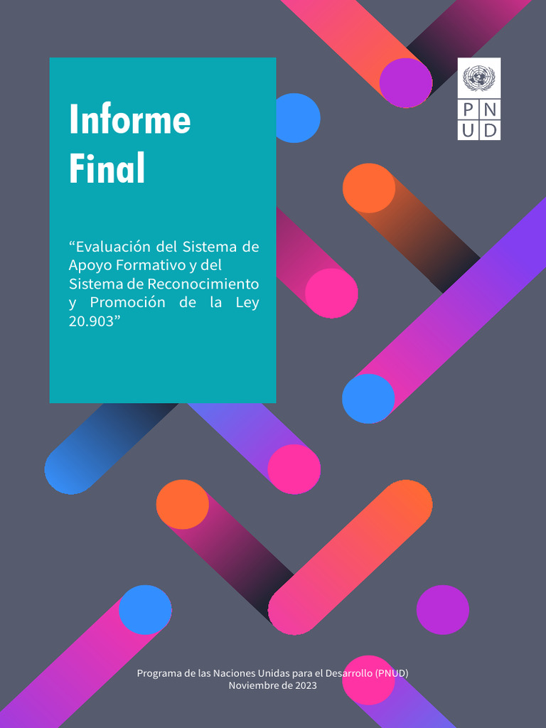 Resumen Ejecutivo Evaluacion Ley 20.903 0 | PDF