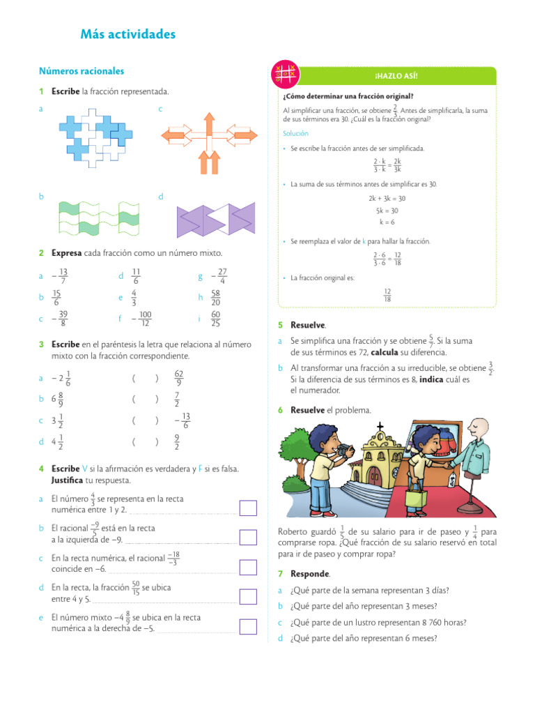M8 U2 P55 Ri Numeros Mixtos | PDF