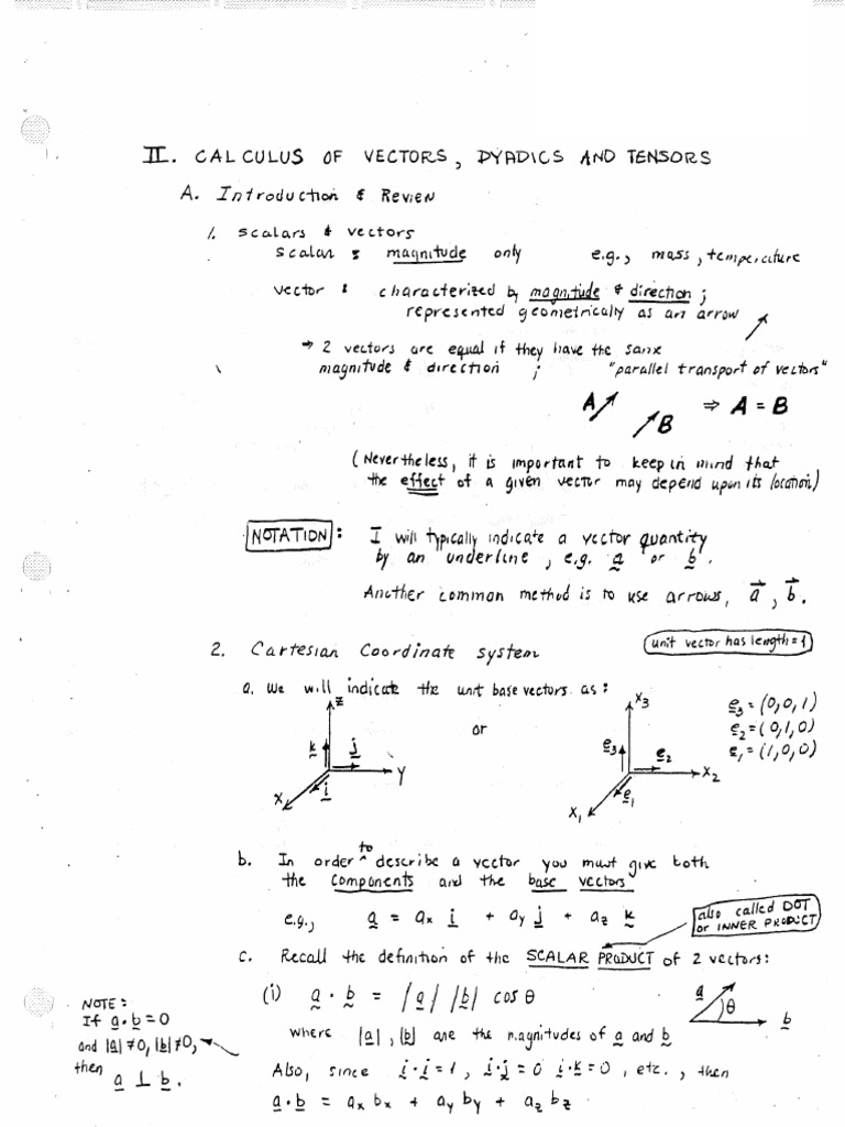 Einstein Index Notation Workbook | PDF