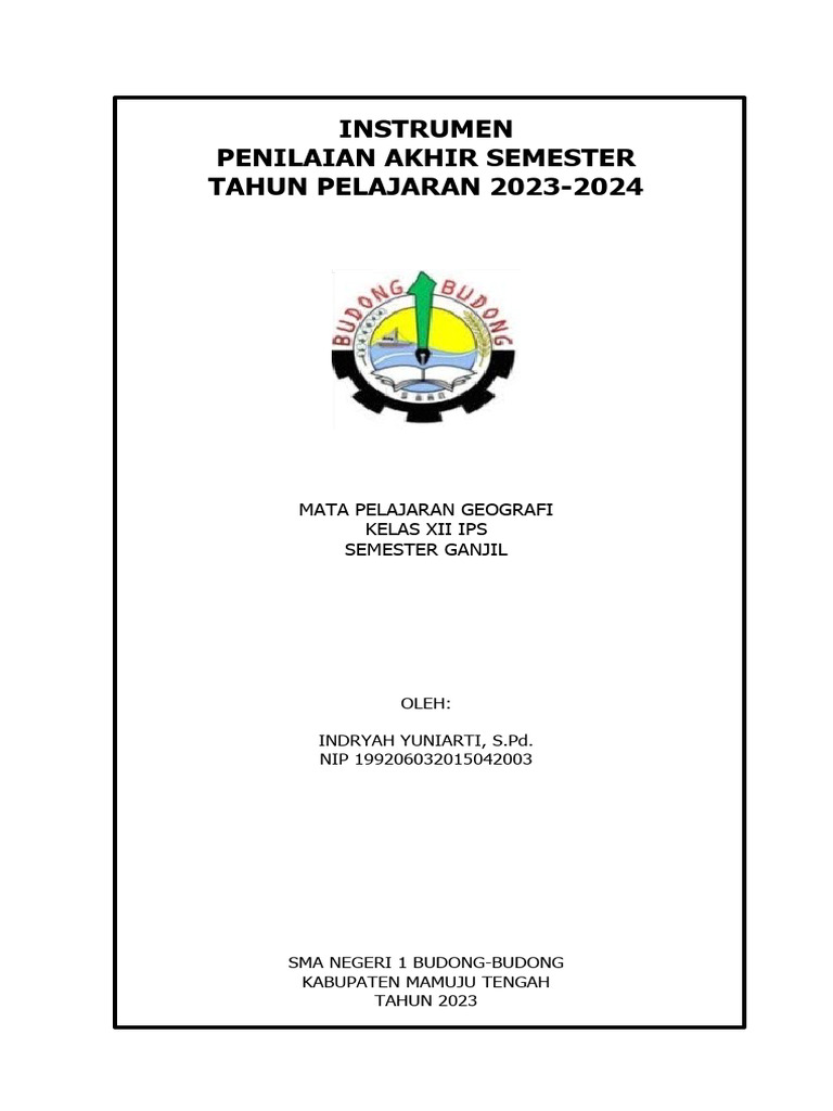 Instrumen Pas Geo Kls Xii | PDF
