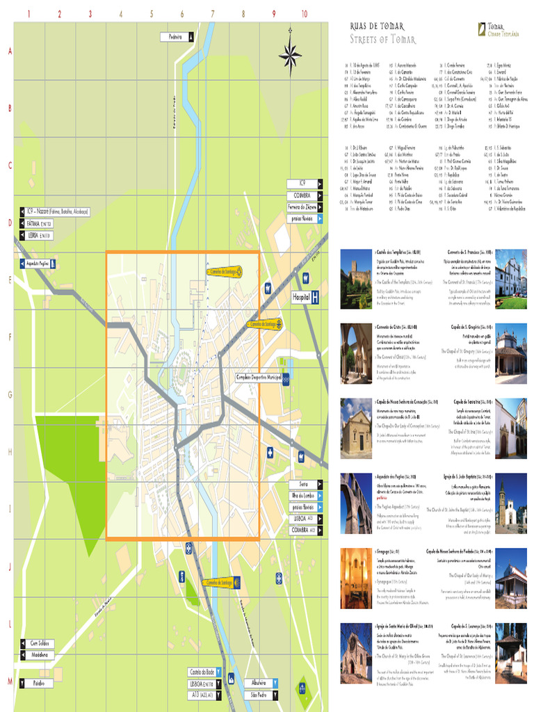 Mapada Cidadede Tomar Port Inglverso | PDF