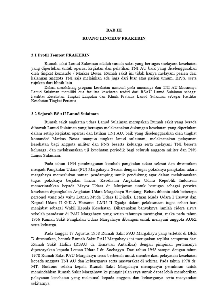 BAB III Laporan PKL | PDF