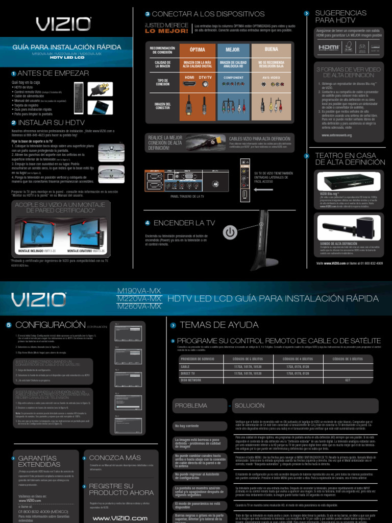 577MSeries VA MX QSG | PDF | Televisión de alta definición | Televisión