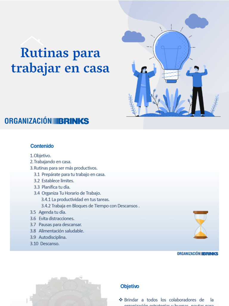 Rutinas Trabajo en Casa | PDF
