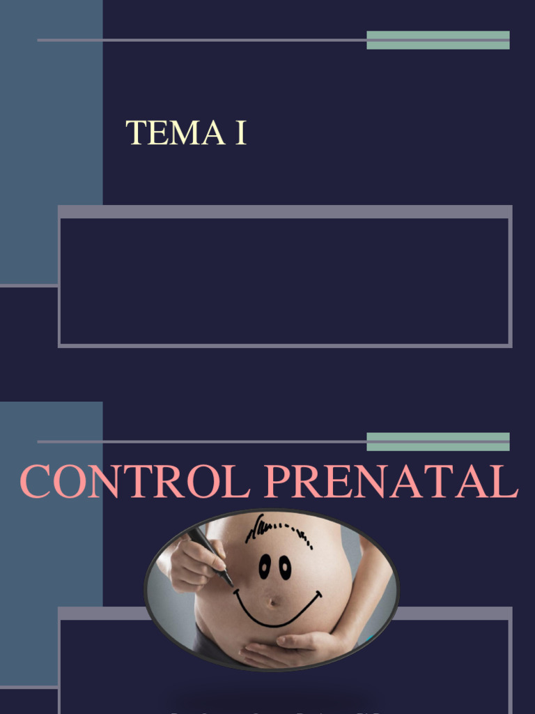 Tema I Control Prenatal | PDF | Epigenética | El embarazo