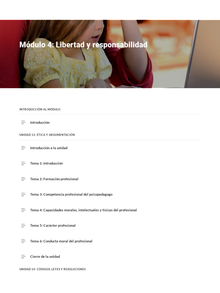 Modulo 4 Libertad y Responsabilidad | PDF | Moralidad | Aprendizaje