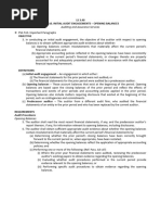 International Standard On Auditing 510 Initial Audit Engagements ...