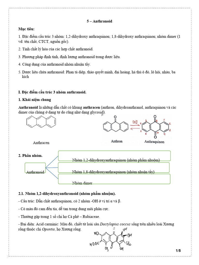 5 Anthranoid | PDF