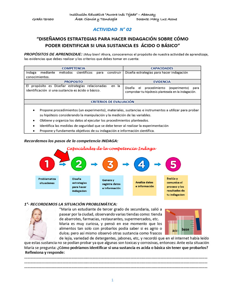 Act.2-EdA 6 | PDF | Experimentar | Science
