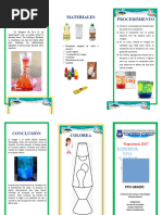 Trifolio de Experimento El Pez Globo | PDF