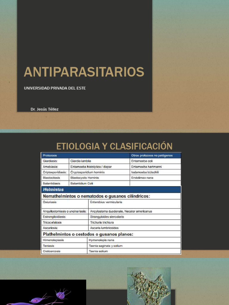 Antiparasitarios 2 | PDF | Causas de la muerte | Especialidades Medicas
