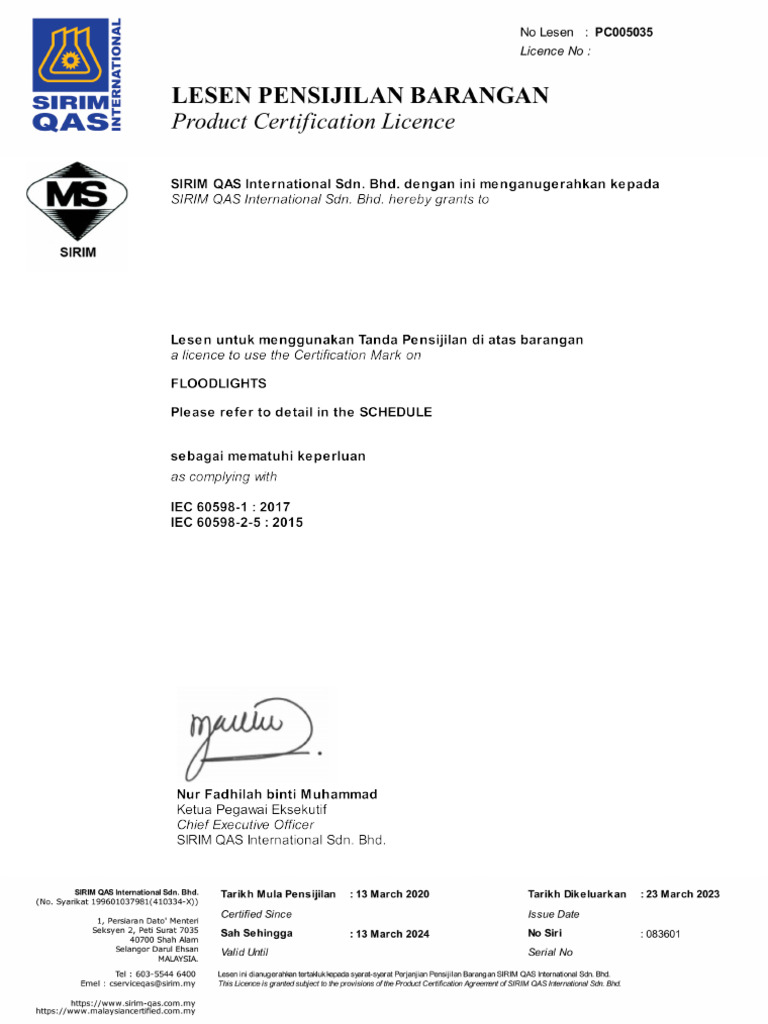 Perkunas Floodlight | PDF