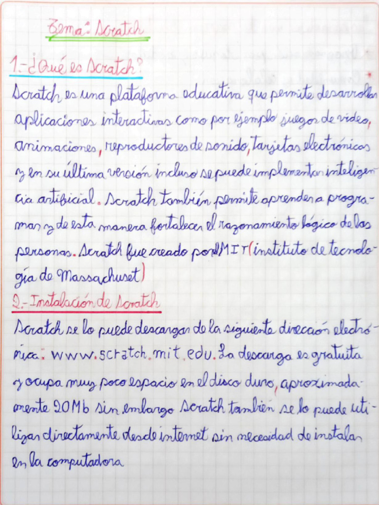 Tema Scratch | PDF