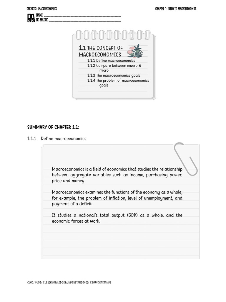 Macroeconomics & 4IR Overview | PDF | Macroeconomics | Aggregate Demand