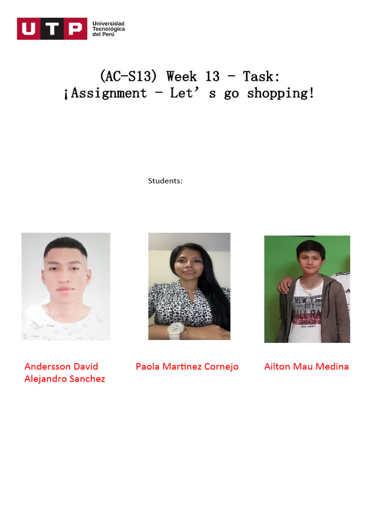 Ac S13 Week 13 Task Assignment Let S Go Shopping Pdf