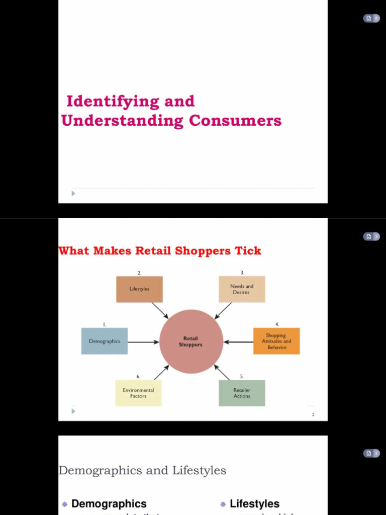 Identifying and Understanding Consumers | PDF