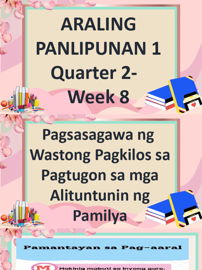 Araling Panlipunan 1 Quarter 2-Week 8 | PDF