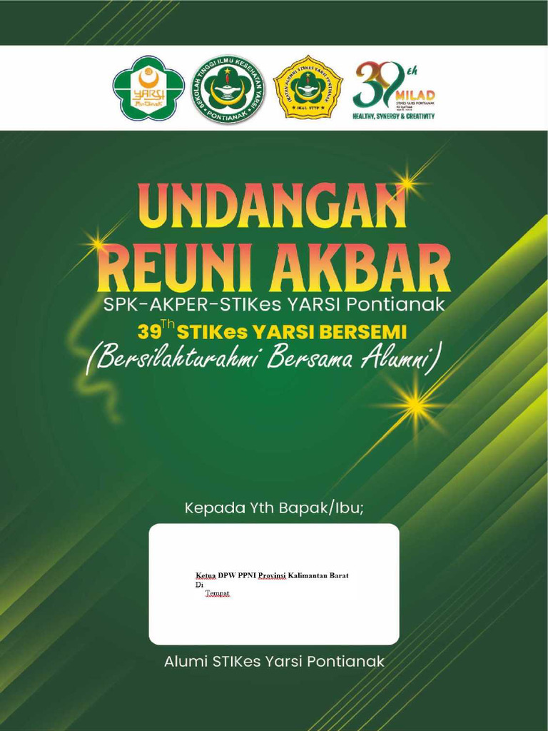 Undangan Reuni Akbar 2023 | PDF
