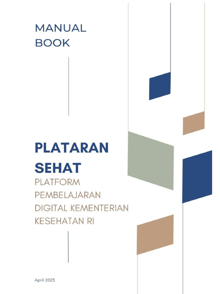 Manual Book Plataran Sehat User v1 | PDF