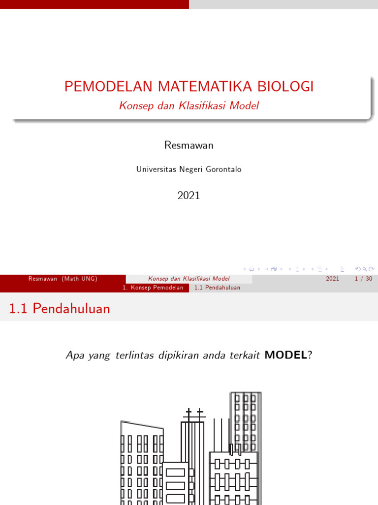 Konsep Dan Klasifikasi Model | PDF