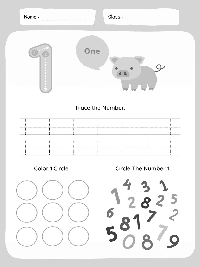 Printable Worksheet 4-5 Years Old | PDF