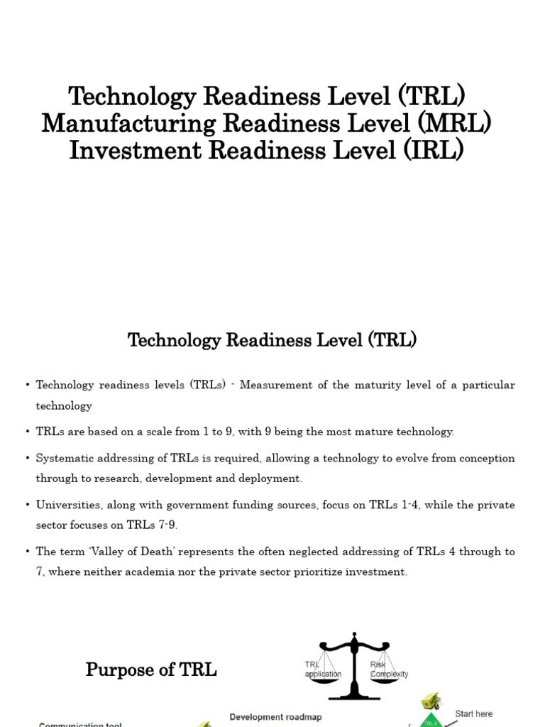 Understanding TRL and MRL Levels | PDF | System