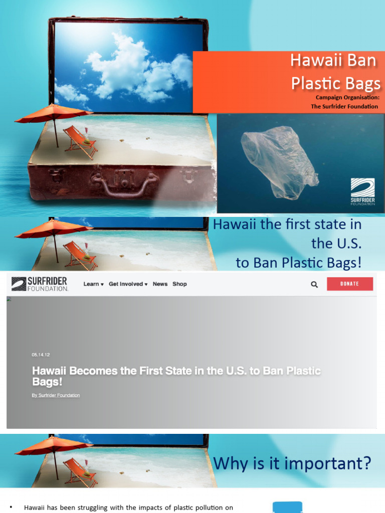Hawaii Ban Plastic Bag | PDF | Social Science