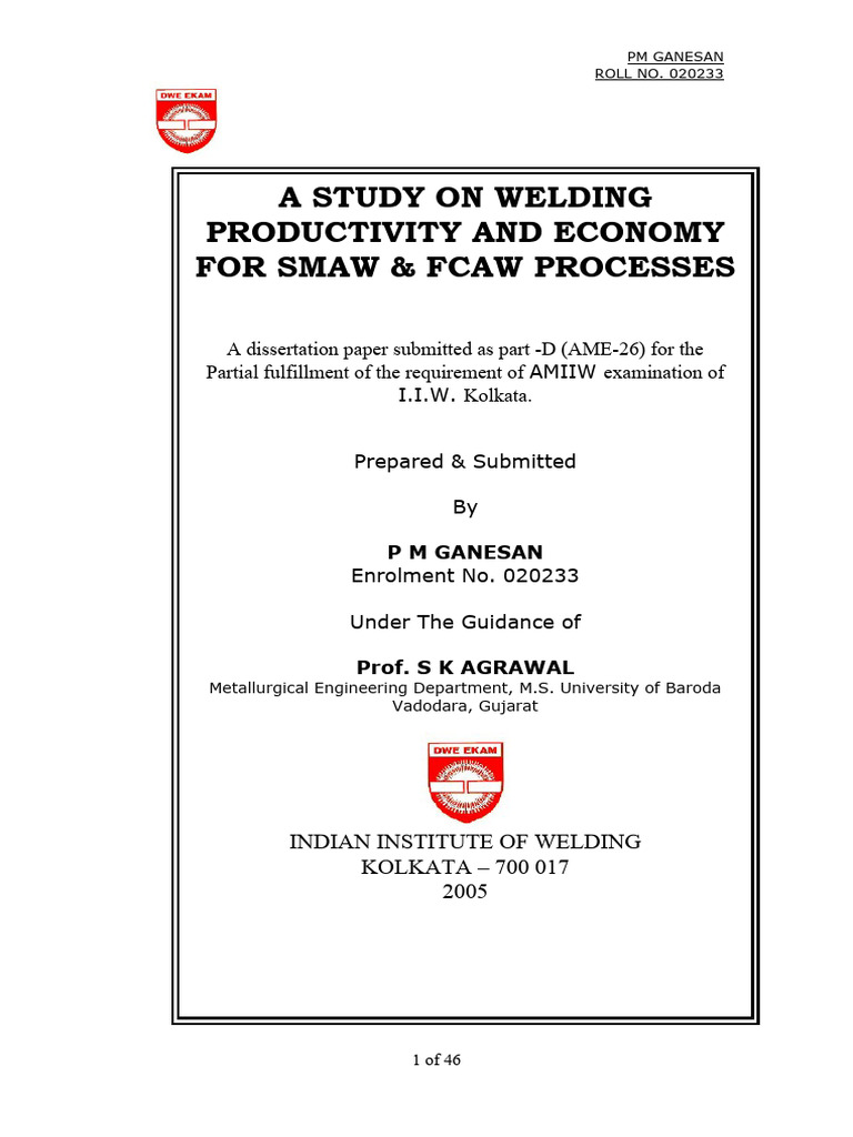 AME-26 Rev 1 | PDF | Welding | Construction