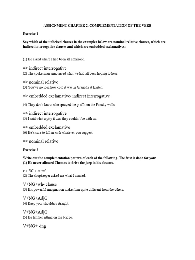 Assignment Chapter 2 | PDF