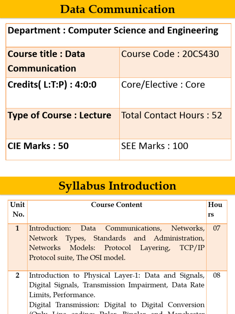Data Communication | PDF