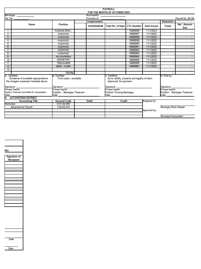 Payroll | PDF | Payroll | Service Industries