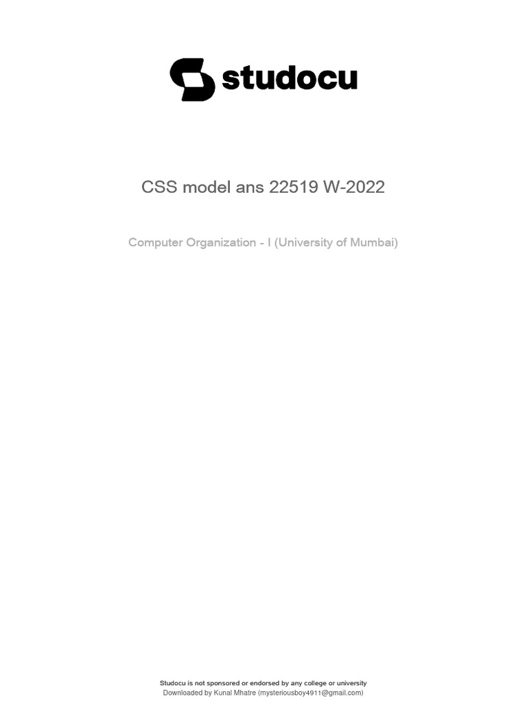 Css Model Ans 22519 W 2022 | PDF | World Wide Web | Internet & Web