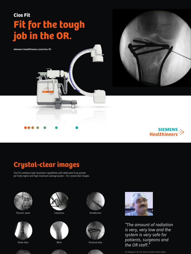Cios Fit Fit For The Tough Job in The OR. Siemens-Healthineers - Com ...