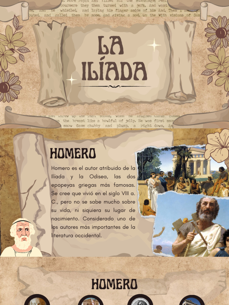 La Ilíada - Grupo Lengua | PDF