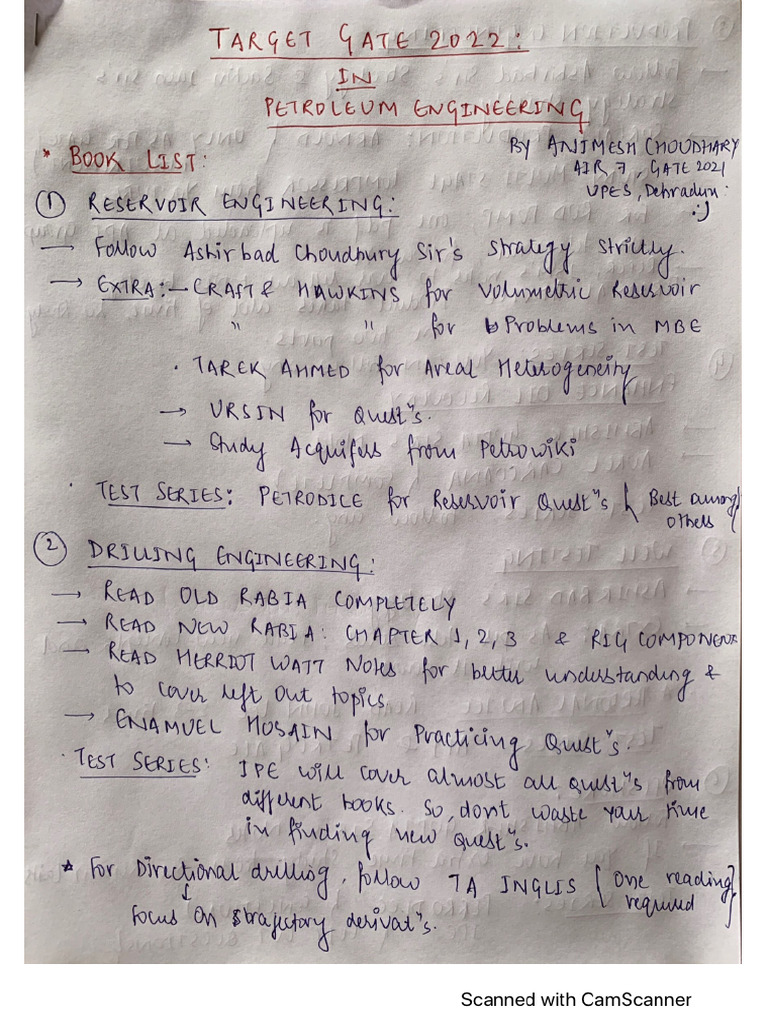 GATE Strategy by Animesh Choudhary | PDF